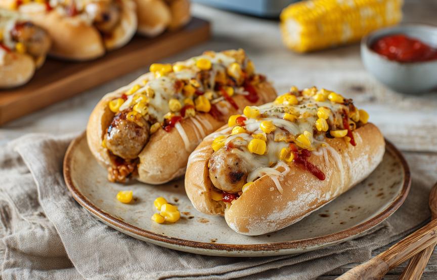 Hähnchen Hot Dogs | Air Fryer Club