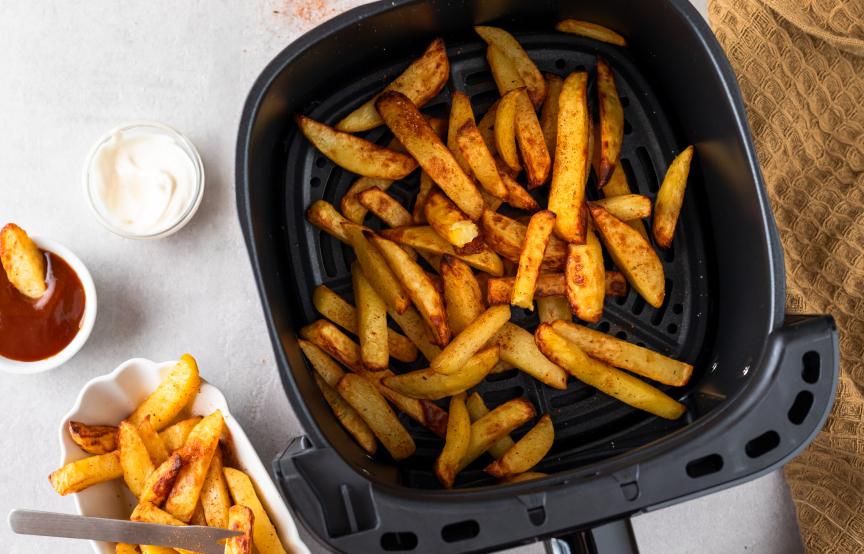 Knusprige Sukartoffel Pommes Airfryer