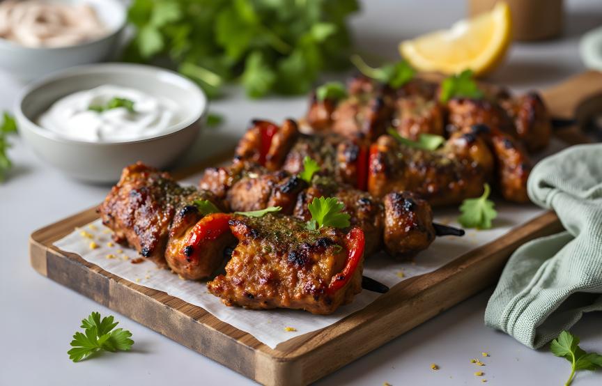 Kebab Hackspieße im Airfryer | Air Fryer Club